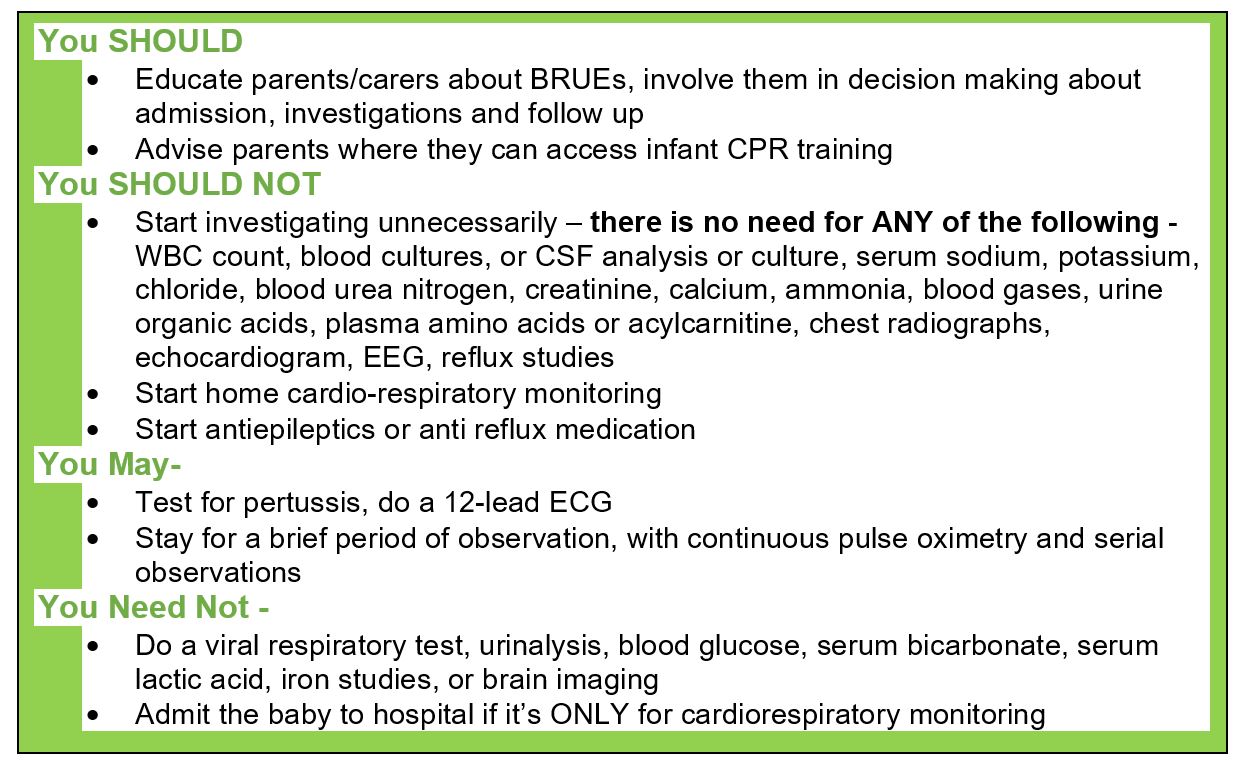 Something BRUE-ing? – PaediatricFOAM